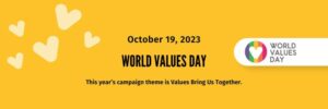 World Values Day - Thursday 19 October 2023 - Manchester Mind